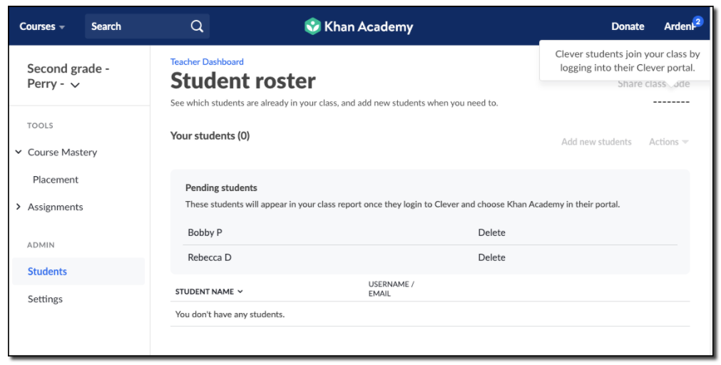 For Teachers: Getting Started with Khan Academy in the Clever Library