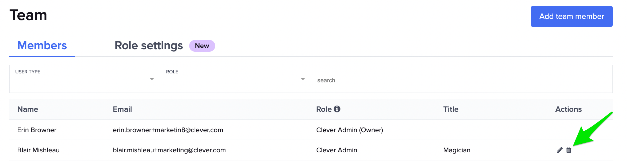 Clever Roles: Clever Admin