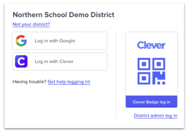 For District Admins: Updating the Clever login URL for your district