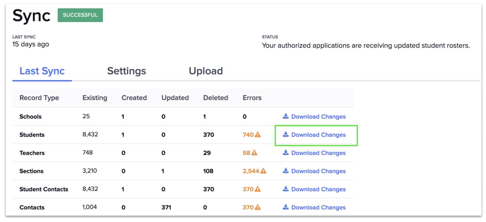 Sync Report error: Records not processed due to duplicate IDs