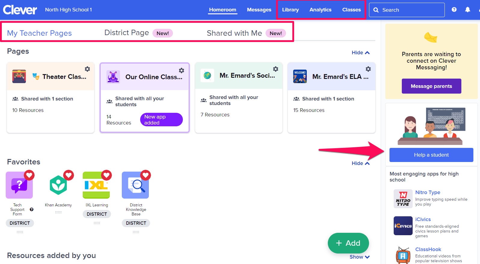 Clever Roles: Staff vs. Teachers