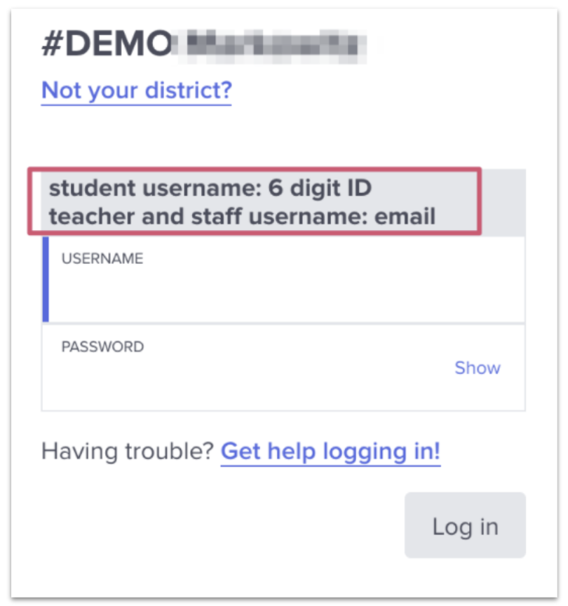 For Teachers: Troubleshooting - Student logins
