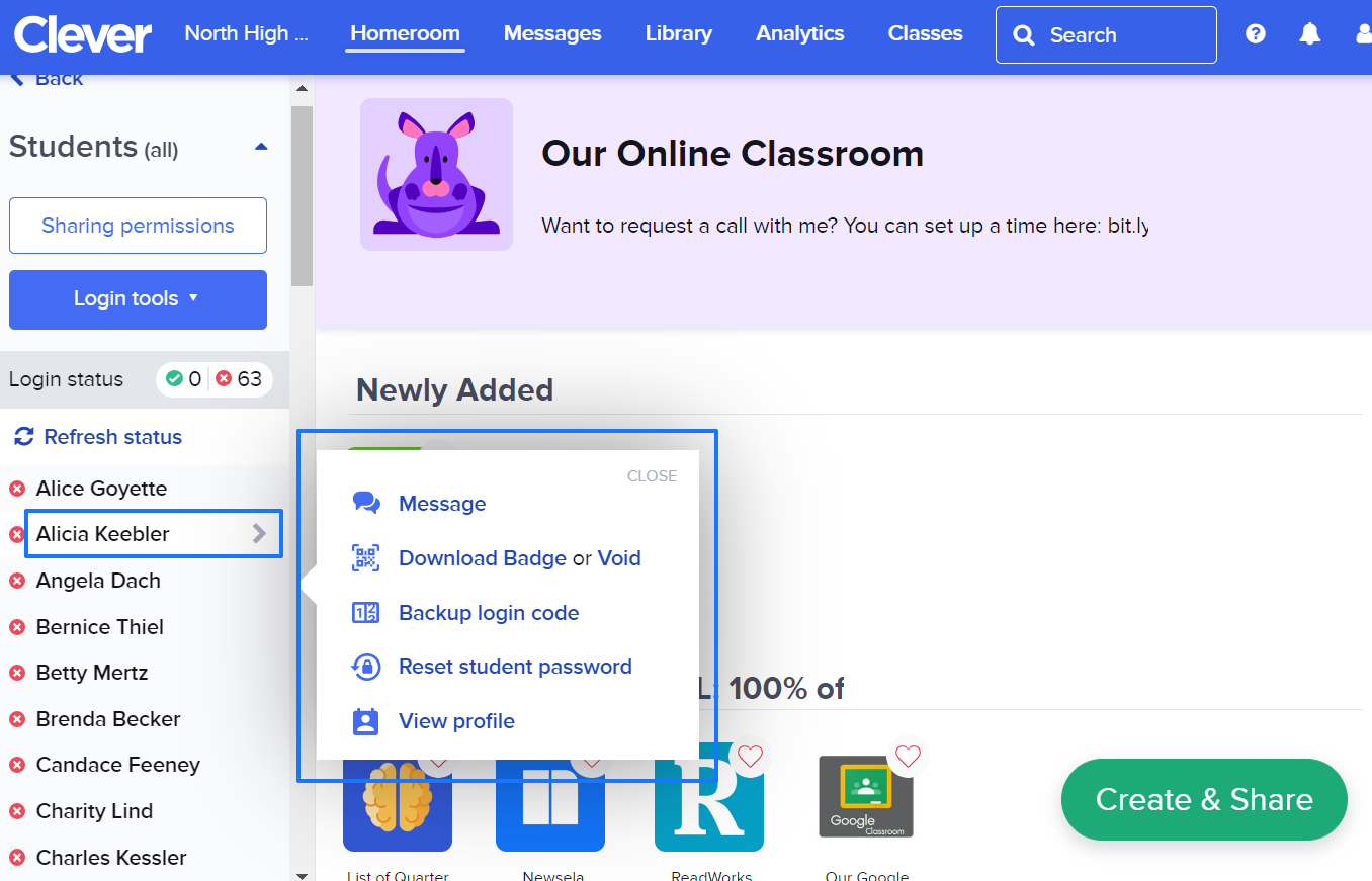 For Teachers: Troubleshooting - Student logins