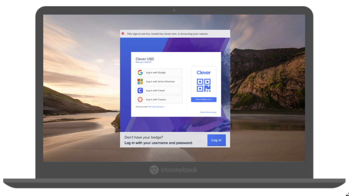 Clever Badges: How do I enable both ADFS and Badge logins for Chromebooks?