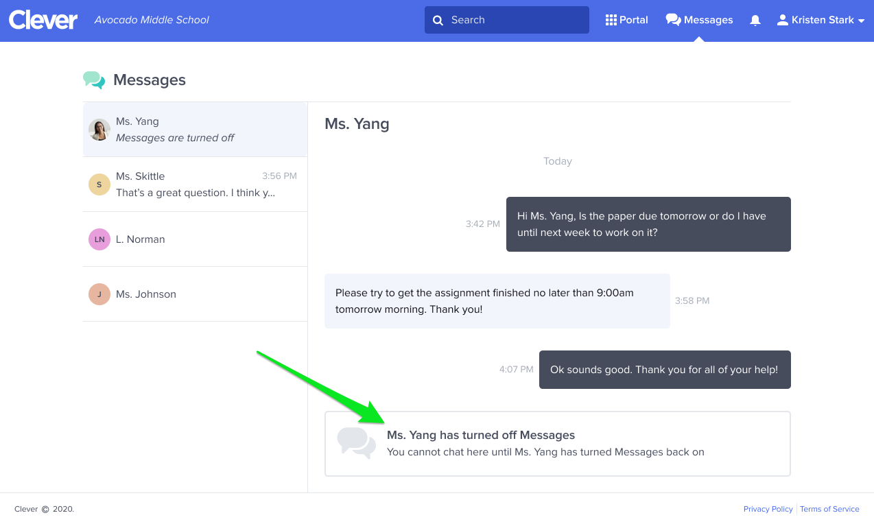 For District Admins: Teacher Messages