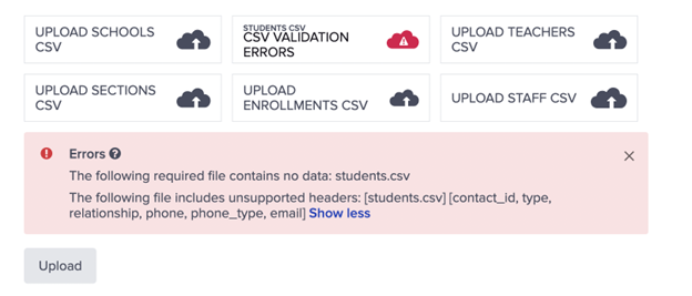 SFTP Syncs: Troubleshooting CSV formatting errors