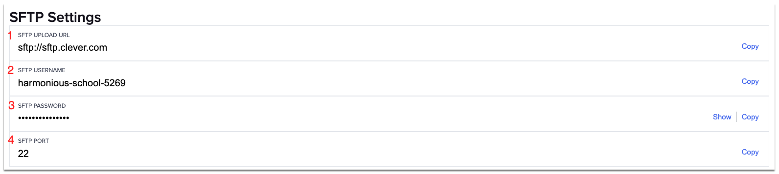 SFTP Syncs: Viewing Clever CSV files