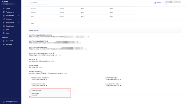 Setup guide for Clever SSO into Azure AD