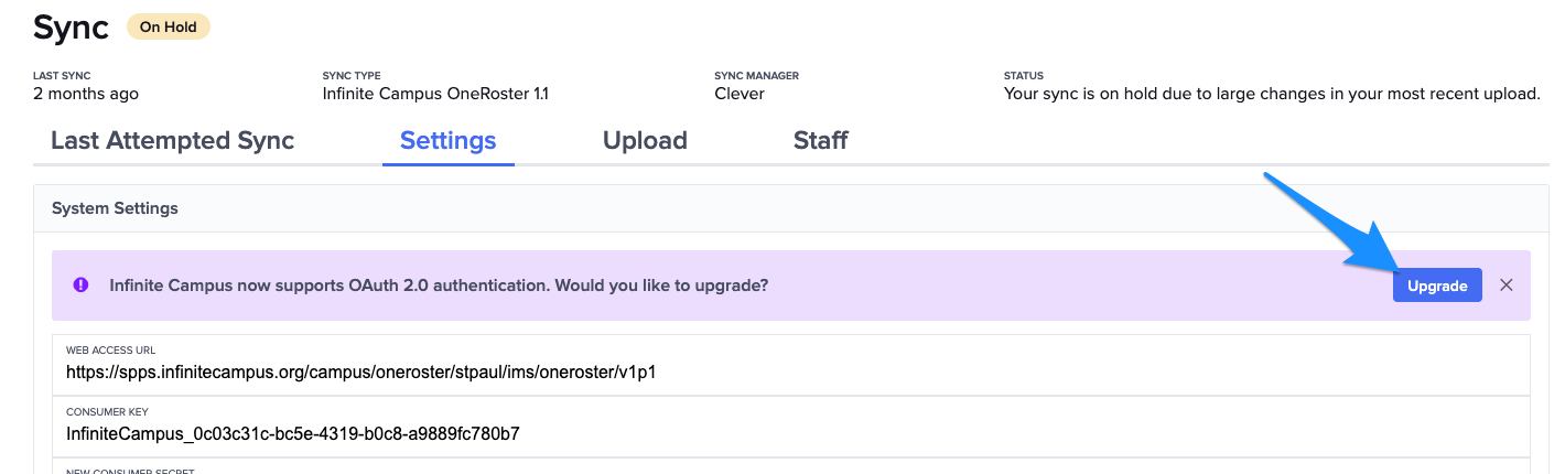 Infinite Campus API Sync