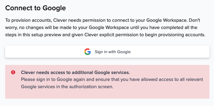 Clever IDM: Google Setup