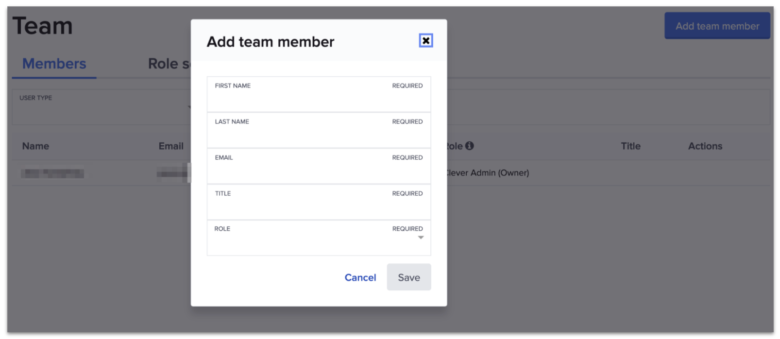 Clever Roles: District Curriculum Lead
