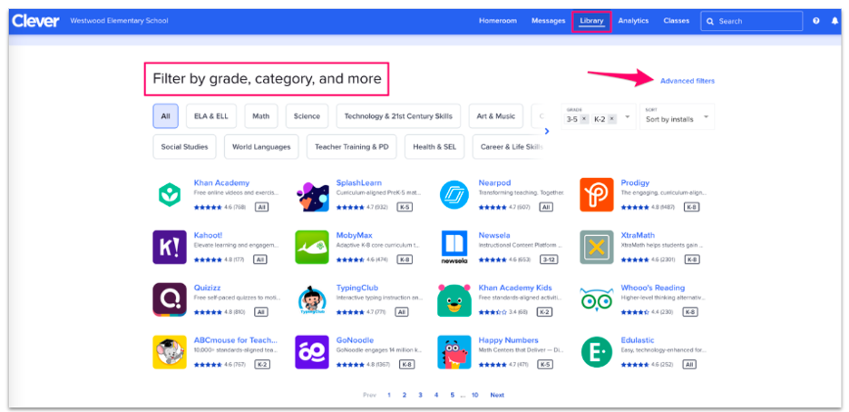 For Teachers: Overview of the Clever Portal