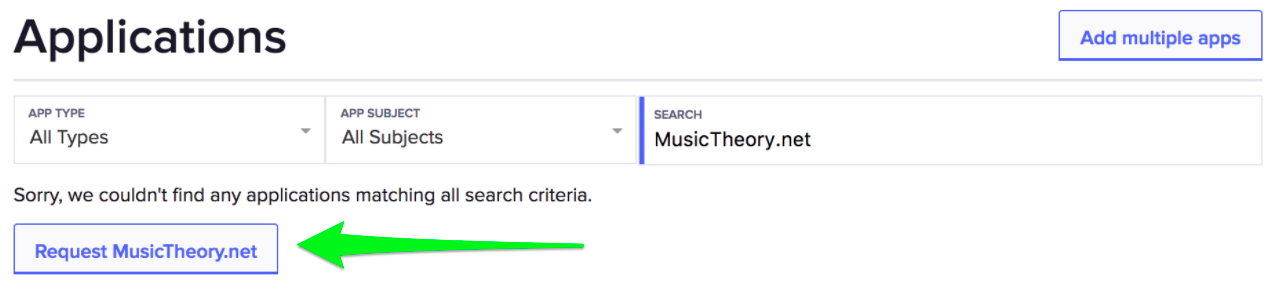 For District Admins: Apps - Add/request or remove apps