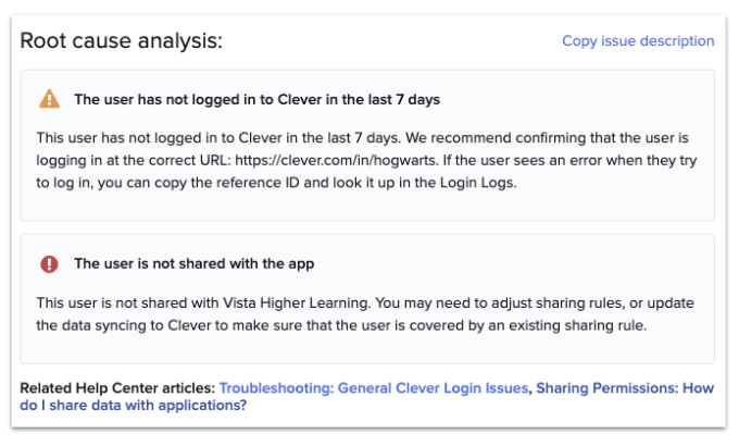 Troubleshooting: Troubleshoot Login tool