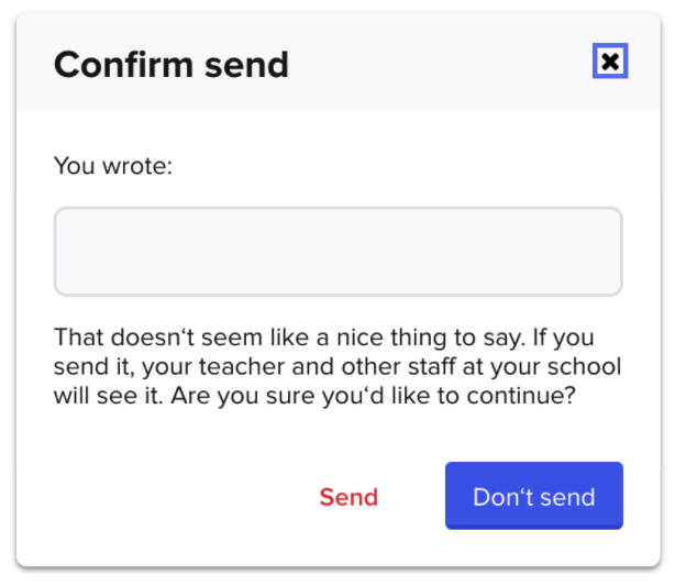 For Students: Messages