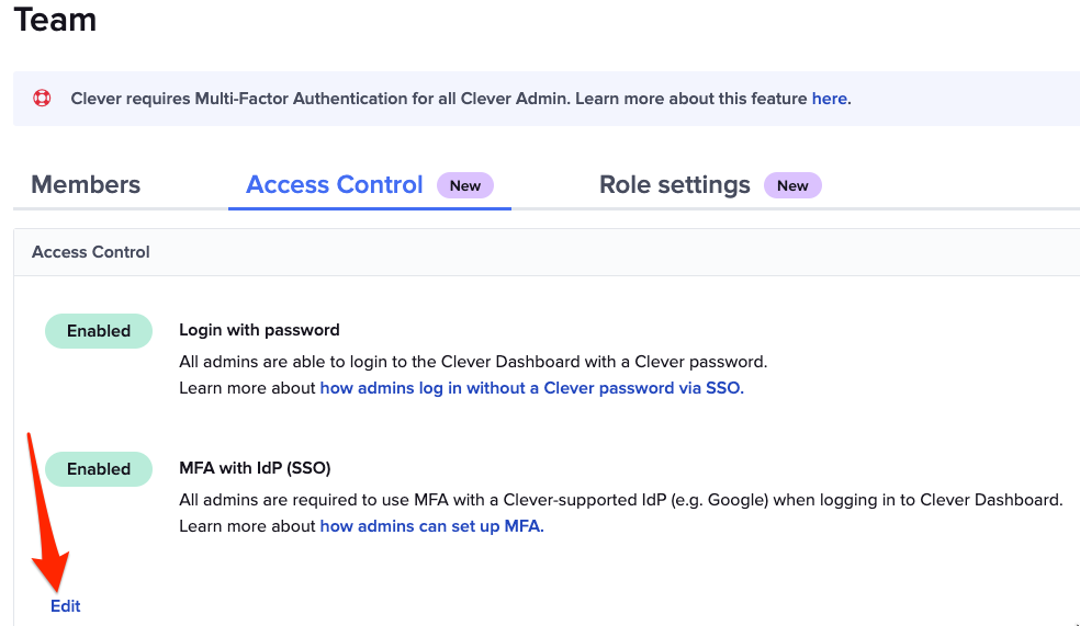 For Clever Admins: Setting up multi-factor authentication (MFA) for Clever Admin