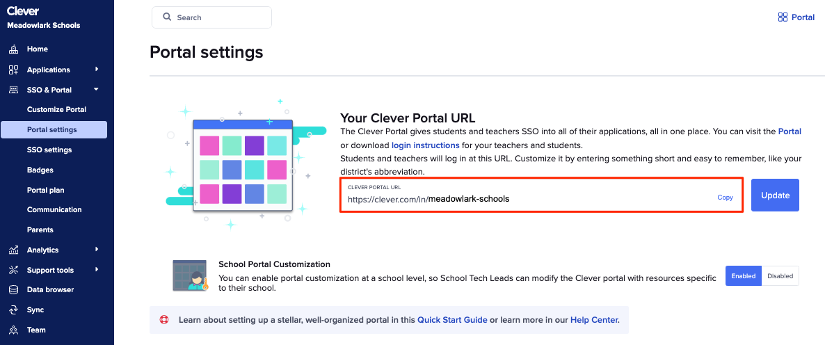 For Clever Admins: SSO access to the Clever Dashboard