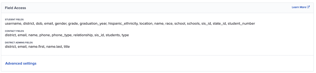 For Clever Admins: Apps - Field access