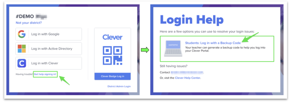 For Teachers: Clever Badges - PINs