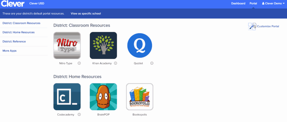 For Clever Admins: Customizing Clever Portal