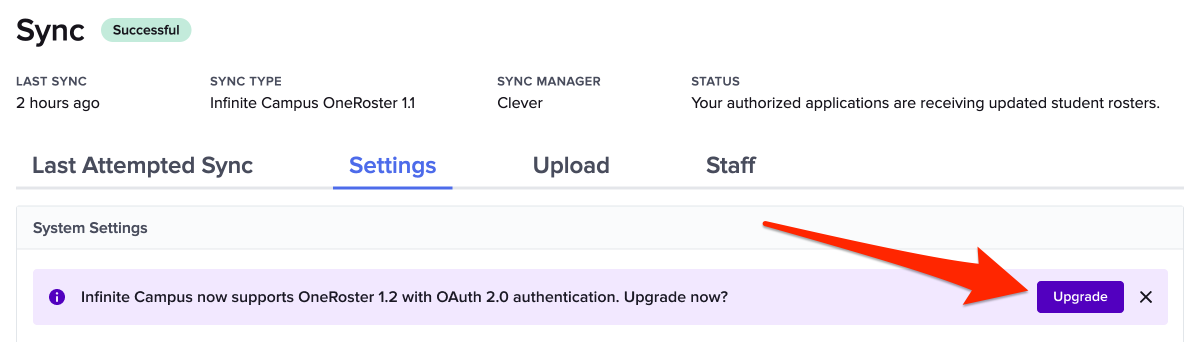 Infinite Campus API Sync