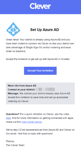 Setup guide for Clever SSO into Entra ID