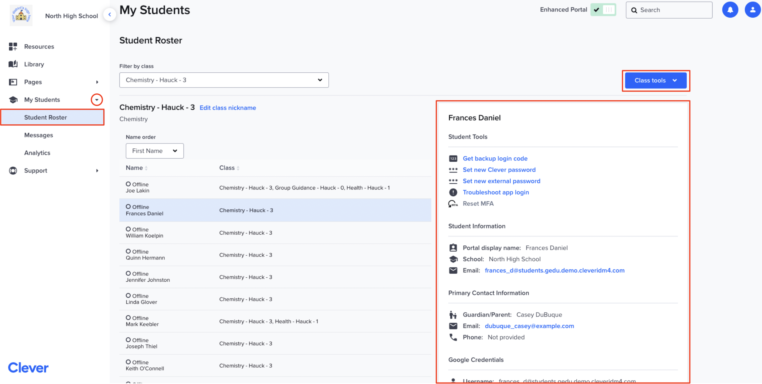 For Teachers: Overview of the Clever Portal