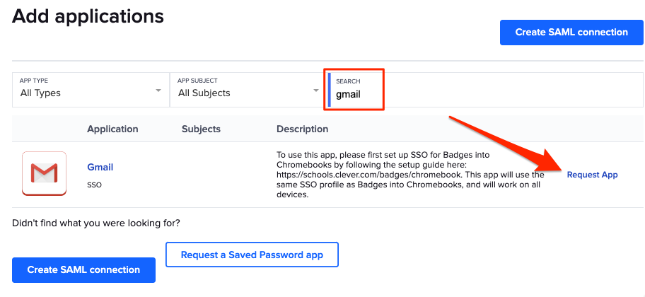 Adding Google SSO applications