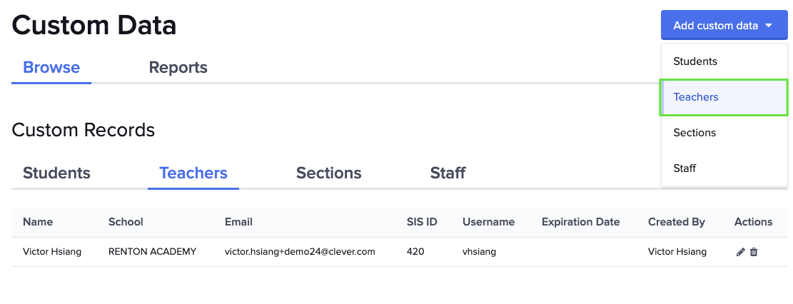 For Clever Admins: Adding a long-term substitute teacher