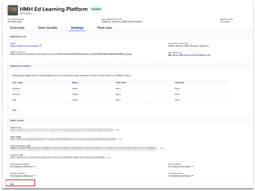 Setting up Single Sign-On (SSO) for HMH