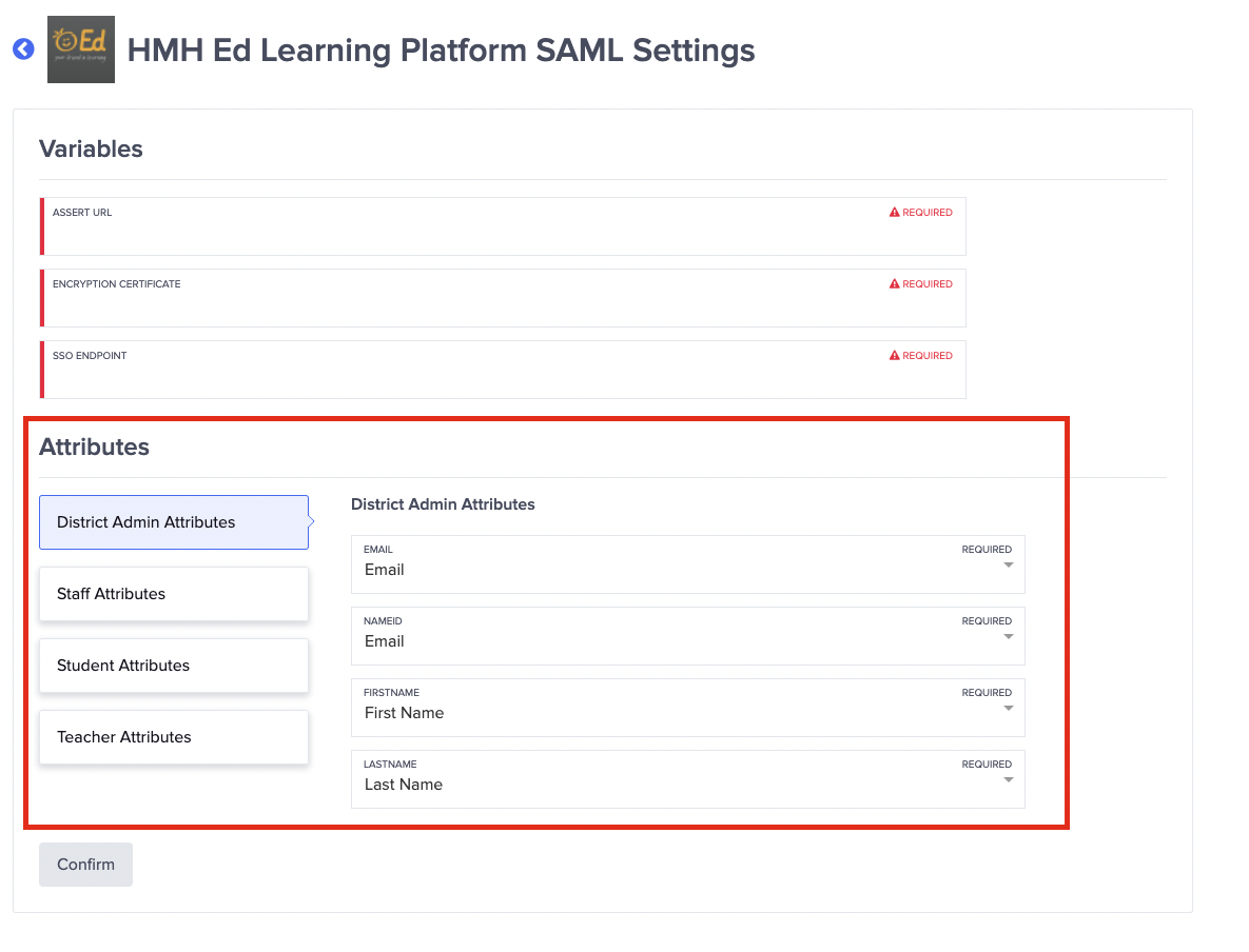 Setting up Single Sign-On (SSO) for HMH
