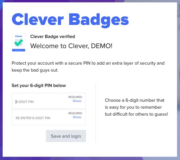For Students: How do I log in to Clever using a Badge?