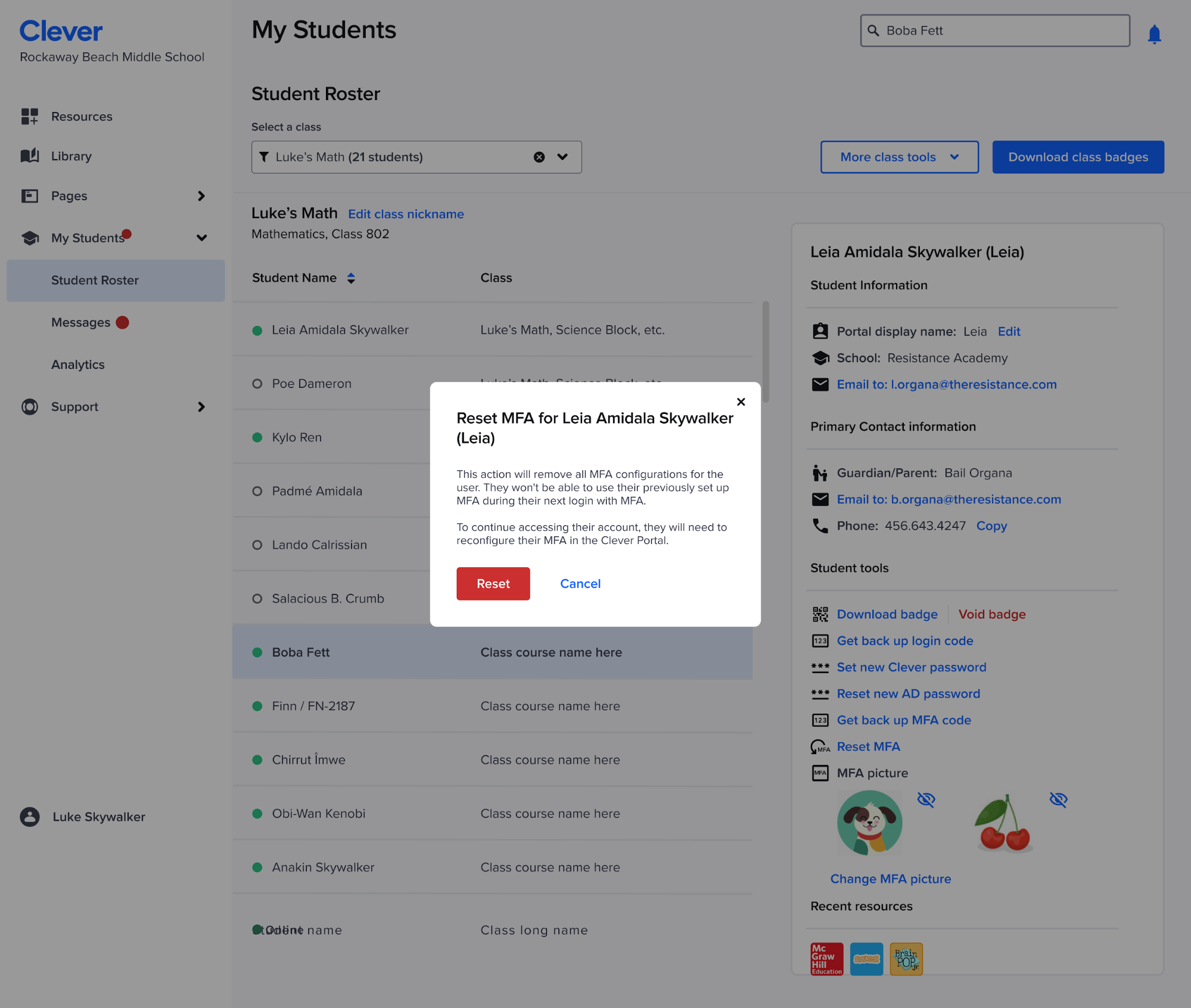 For Teachers: Helping your students set up and troubleshoot Classroom MFA