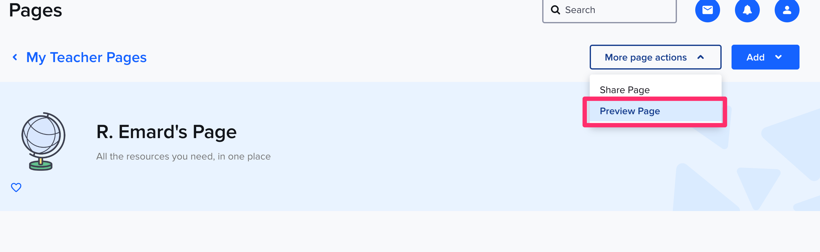 Clever Portal: Teacher Pages