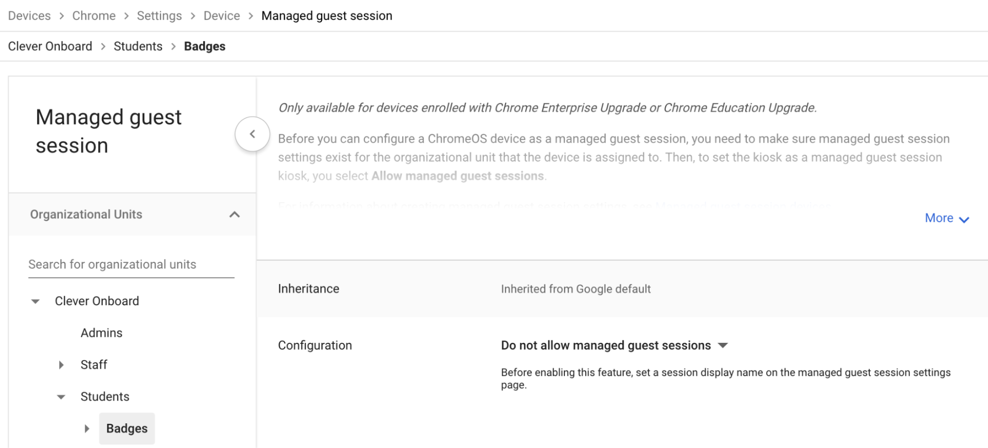 Single Sign-on (SSO): Setting up Clever Badges and Chromebook logins ...