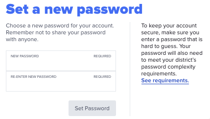 For Teachers: How to reset passwords for yourself and students