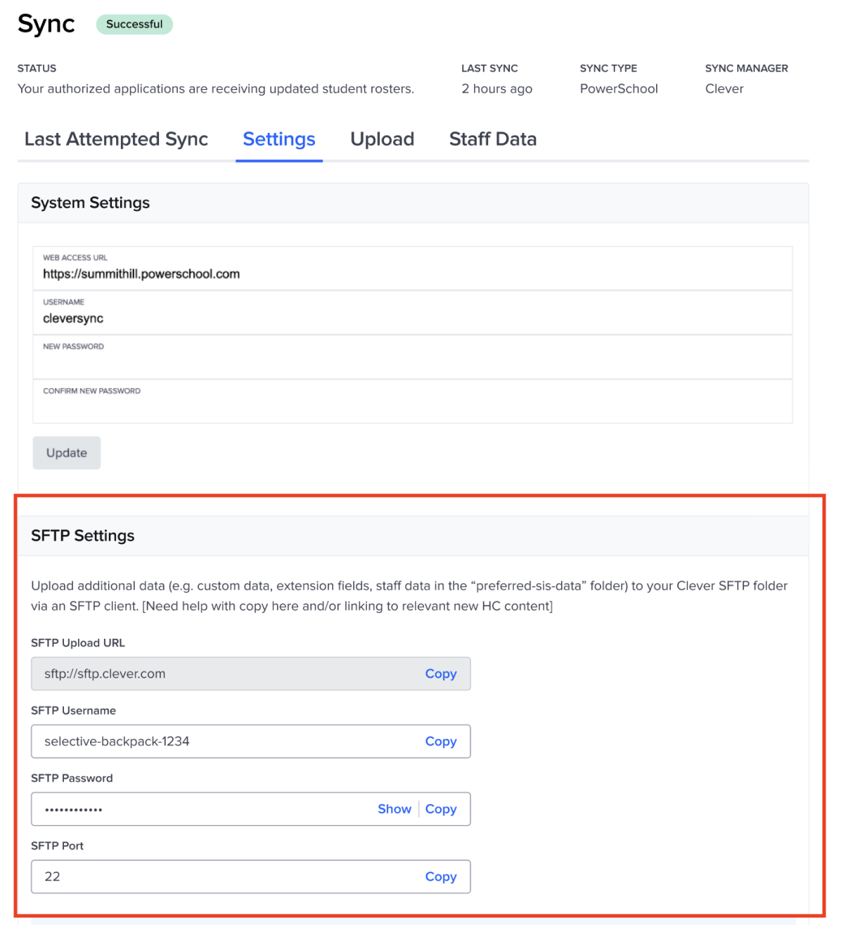 Custom Data: Students