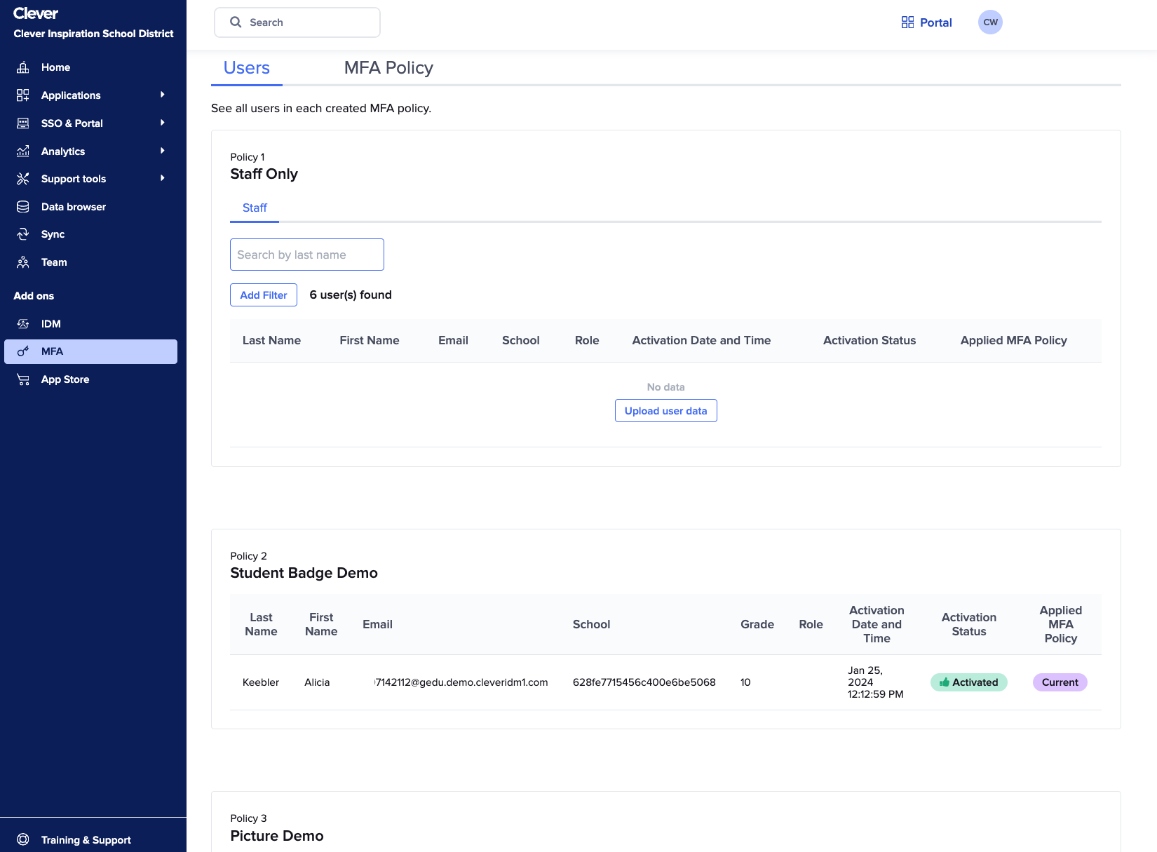 For Clever Admins: Classroom MFA setup