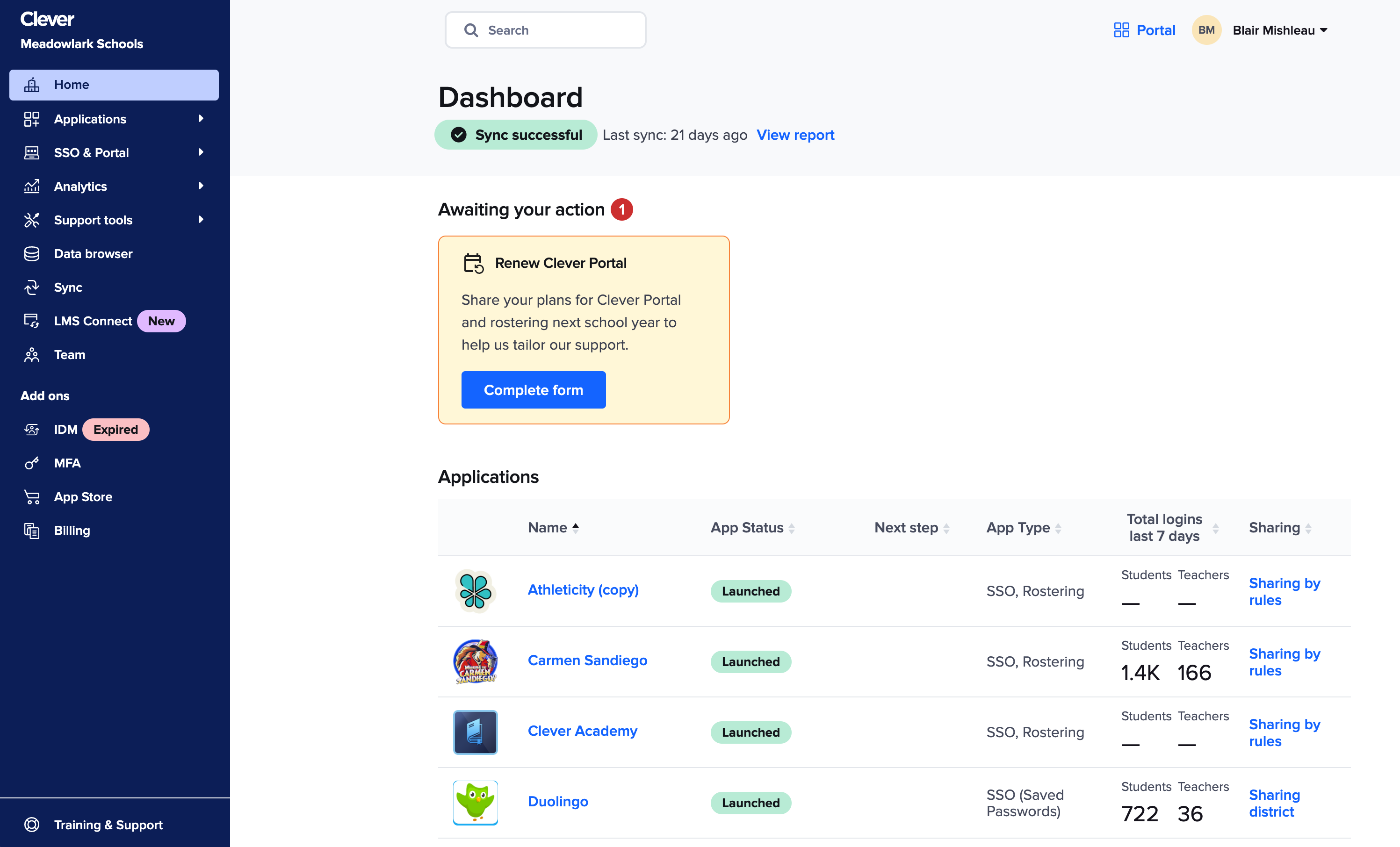For Clever Admins: Renew with Clever
