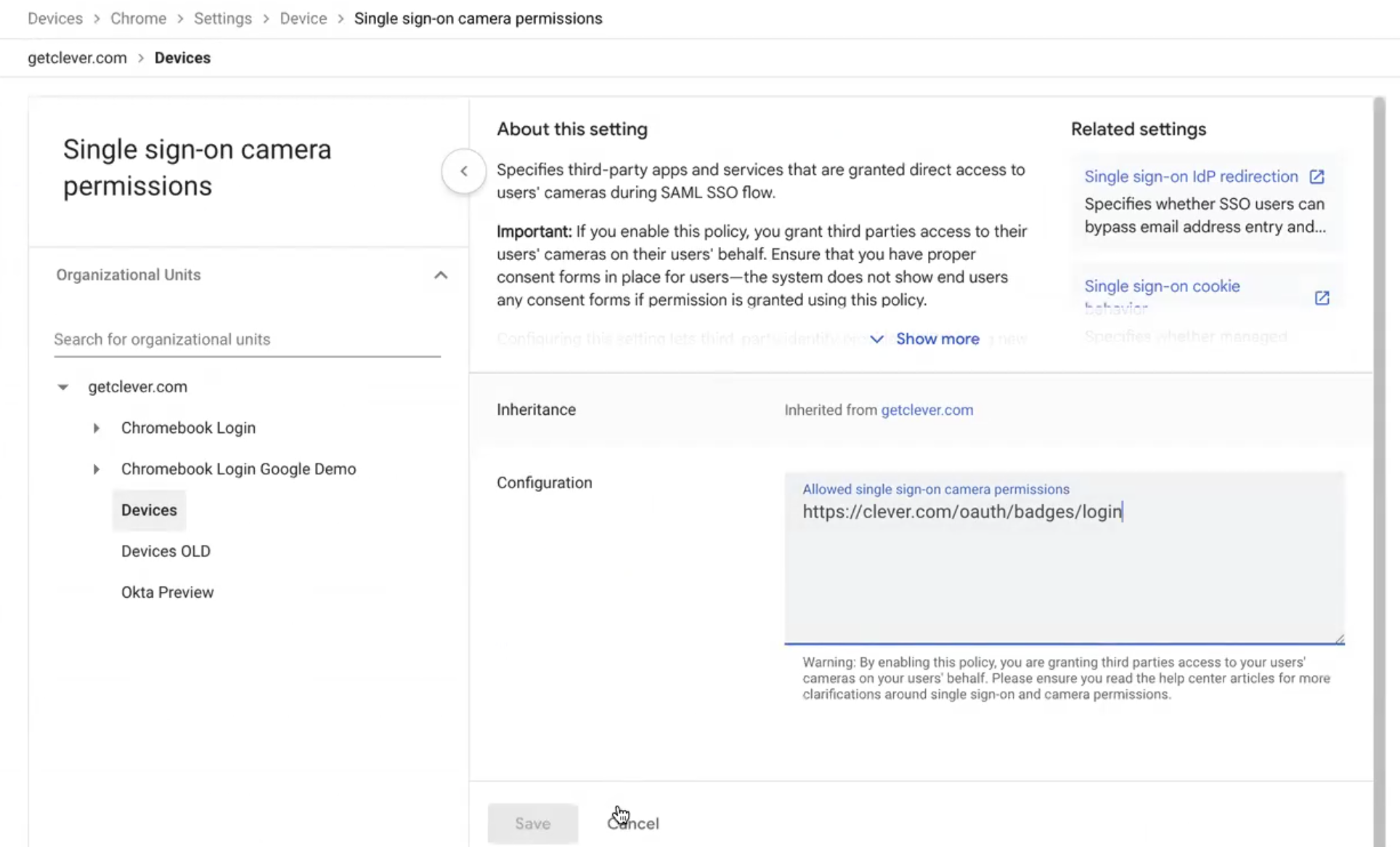 Single Sign-on (SSO): Setting up Clever Badges and Chromebook logins ...