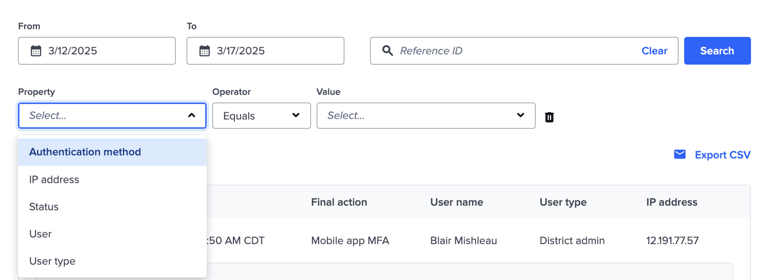 For Clever Admin: Access logs