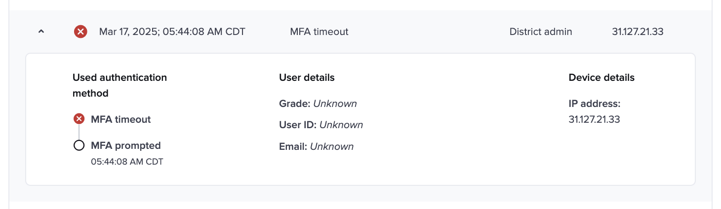 For Clever Admin: Access logs