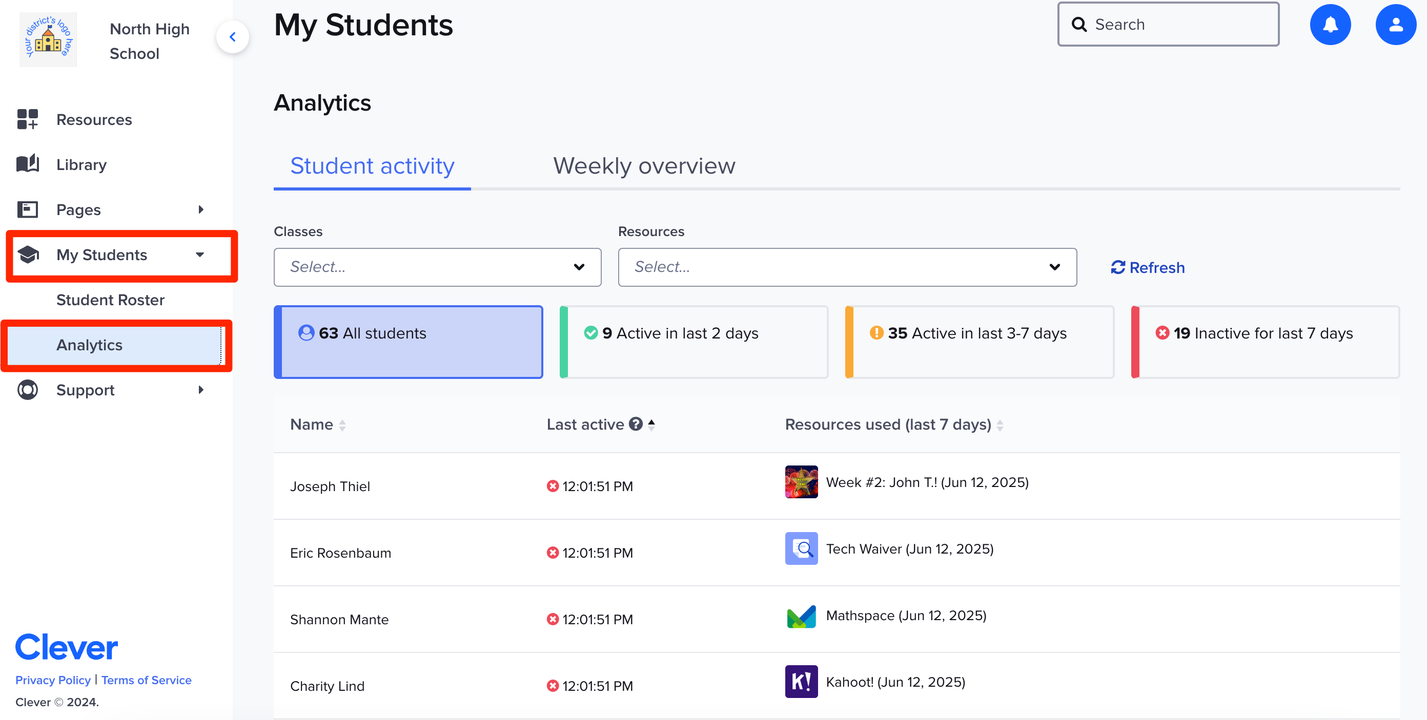 For Teachers: Overview of the Clever Portal