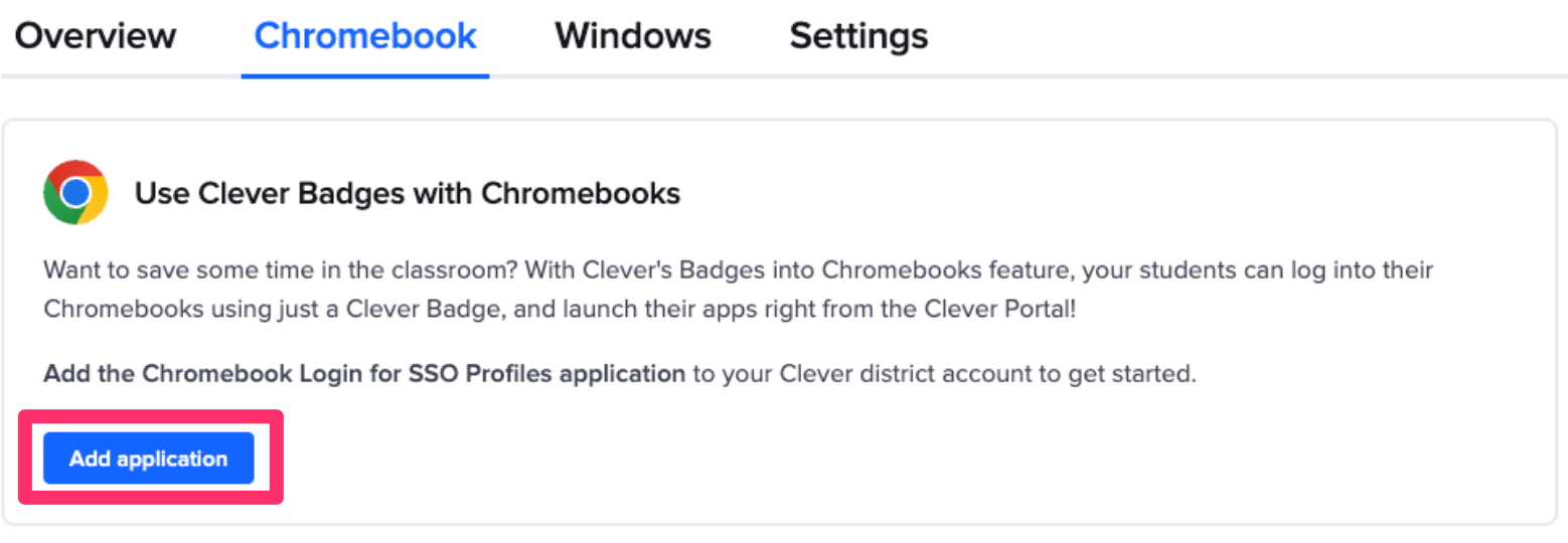 Single Sign-on (SSO): Setting up Clever Badges and Chromebook logins ...