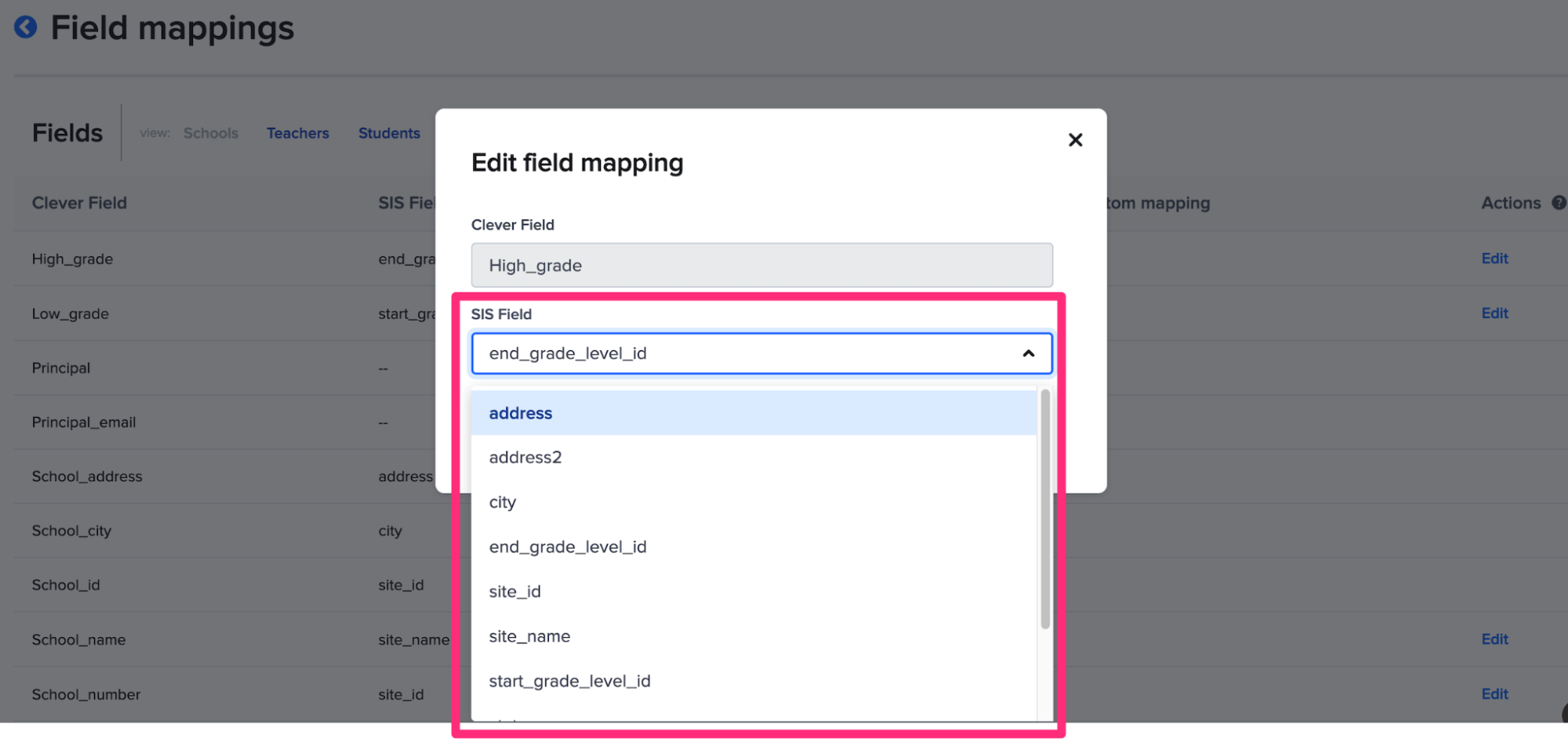 For Clever Admins: Field mappings and customizing your data sync