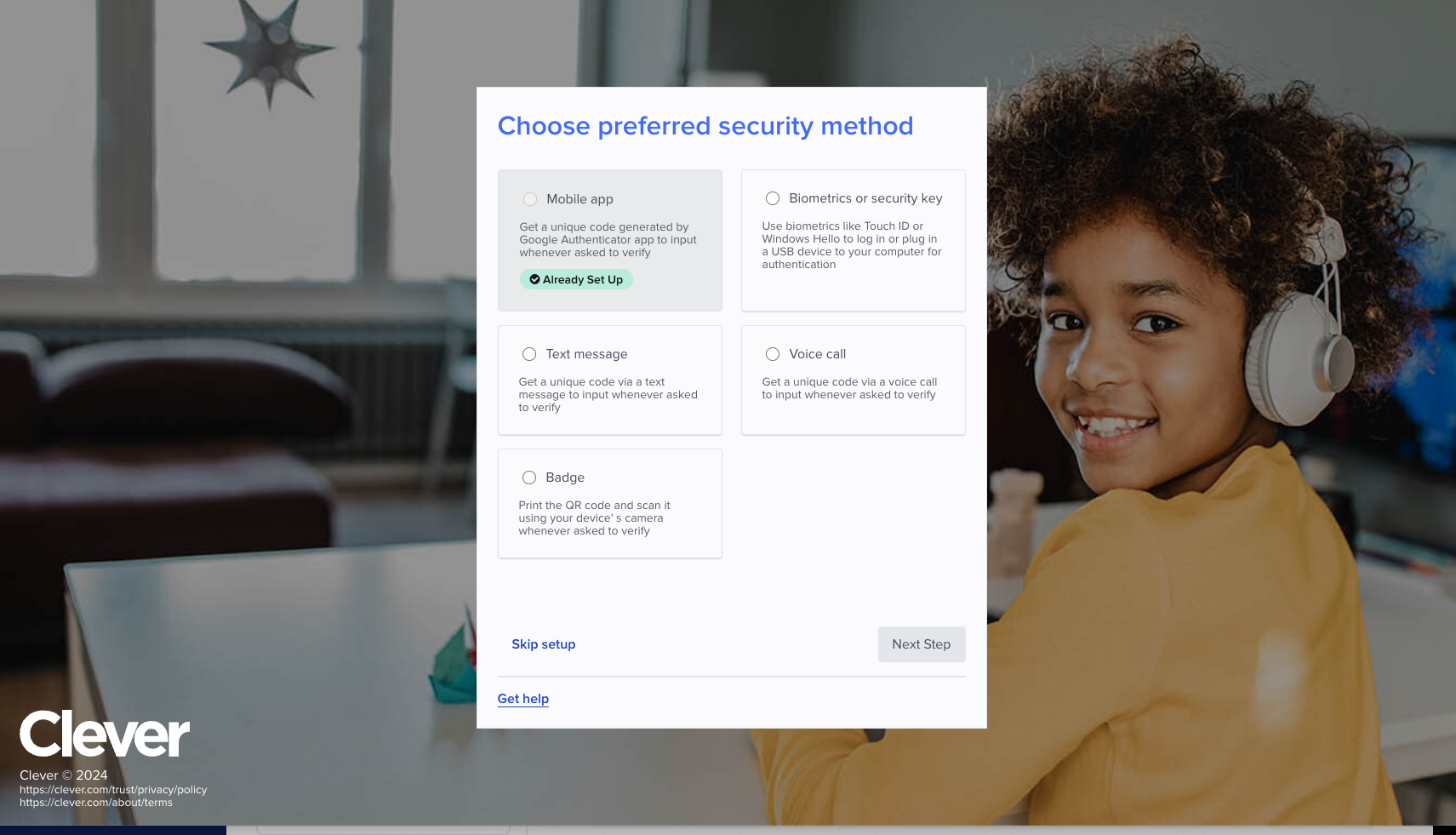 For Clever Admins: Classroom MFA setup