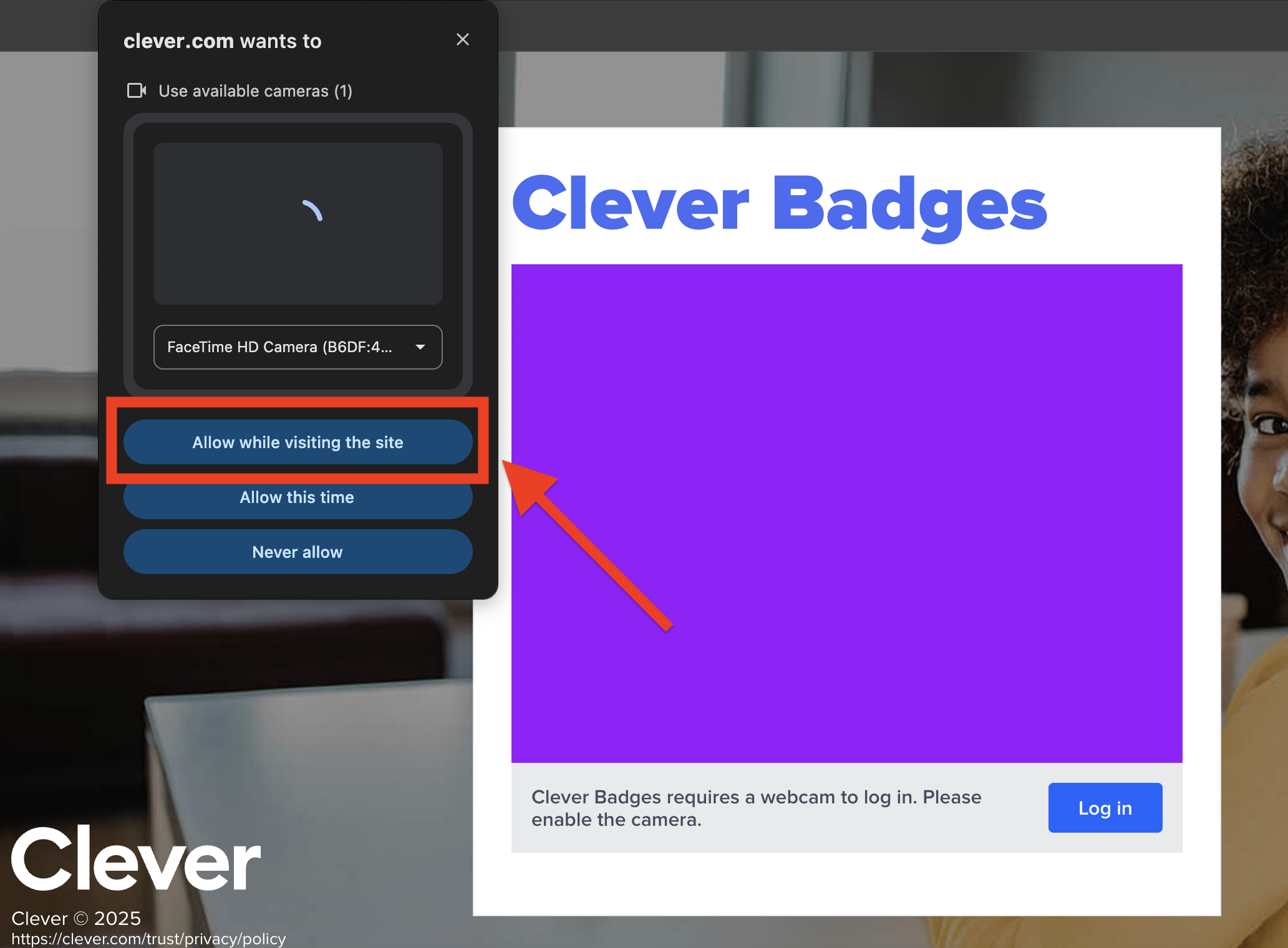 For Students: How do I log in to Clever using a Badge?
