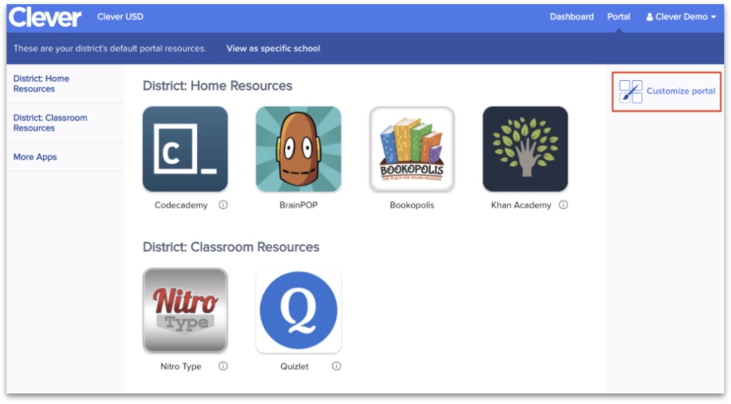 Clever Portal: Hiding Applications