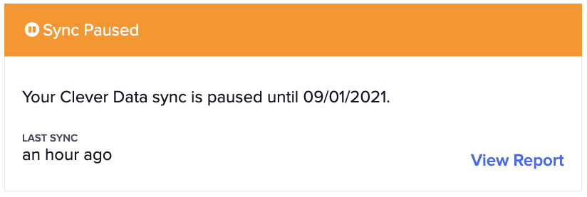 For District Admins: Sync Status