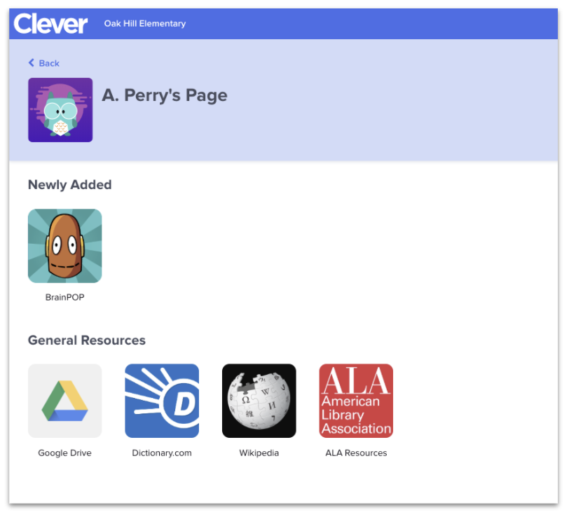 For Teachers: Clever Library - adding applications